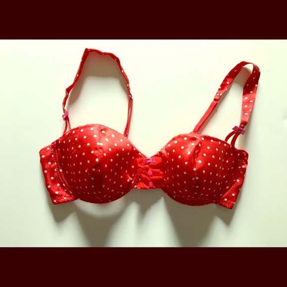 Xhilaration | Intimates & Sleepwear | Super Cute Red Polka Dot Bra ...